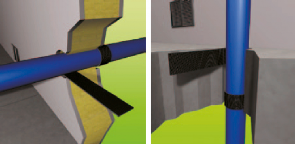 Fire Protection Solutions - Pipe Fire Collars & Pipe Wraps | EXCO